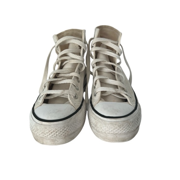 Converse | Shoes | Converse Chuck Taylor All Star Platform High White ...